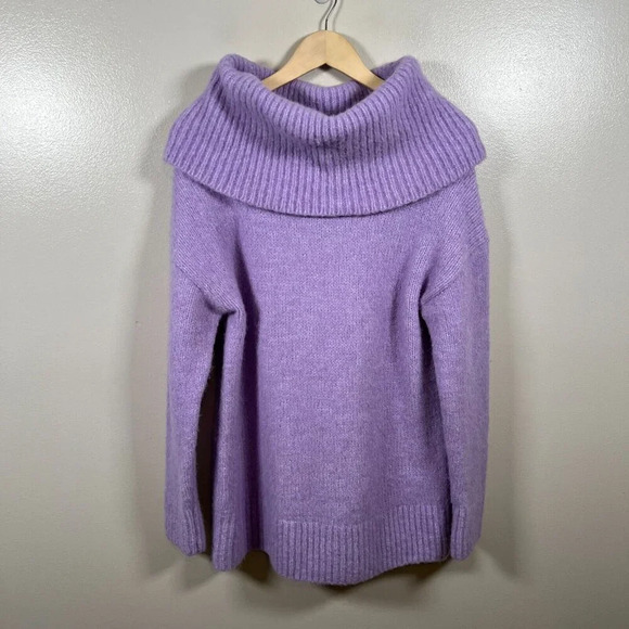 Banana Republic | Sweaters | Banana Republic Oversized Cowl Sweater Size Medium Alpaca Blend ...